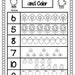 Fall Bilingual Count and Color Worksheet for Pre K - Etsy
