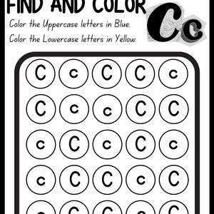 Uppercase and Lowercase Letter Recognition Printable Worksheets for ...