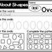 Bilingual Shape Worksheet Kindergarten Prep Activity for Toddlers ...