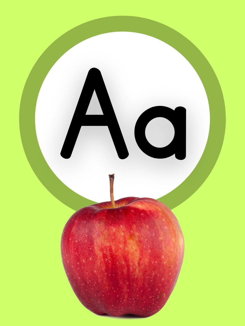 Educational Alphabet Posters Set of Printable Posters for Classroom ...