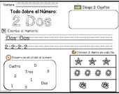Actividad Preescolar Números 1-10 Kindergarten Prep Math - Etsy