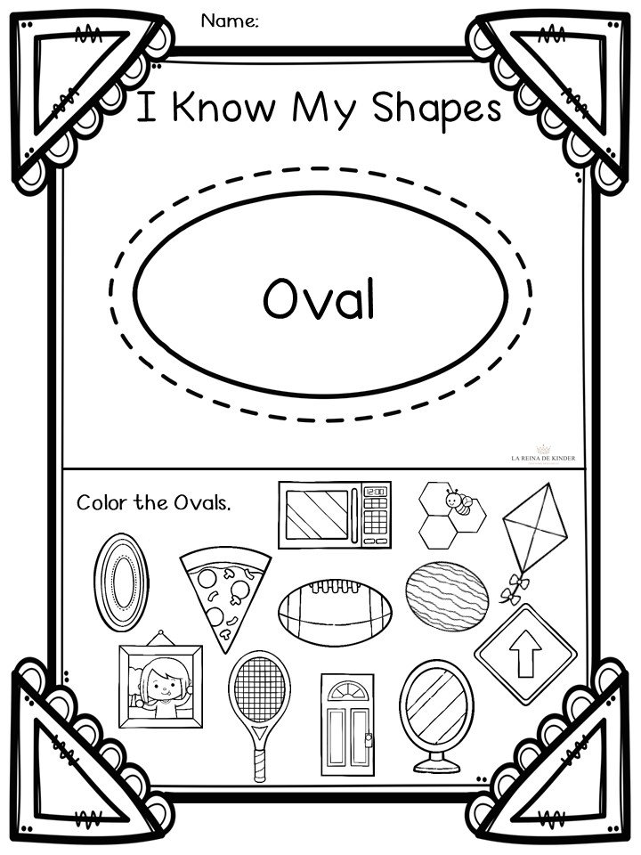 Shape Worksheet Activity for Toddlers, Preschool Learning (PDF Pattern ...