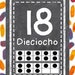 Classroom Signs Number Printable Signs Spanish Decor Spanish Number ...