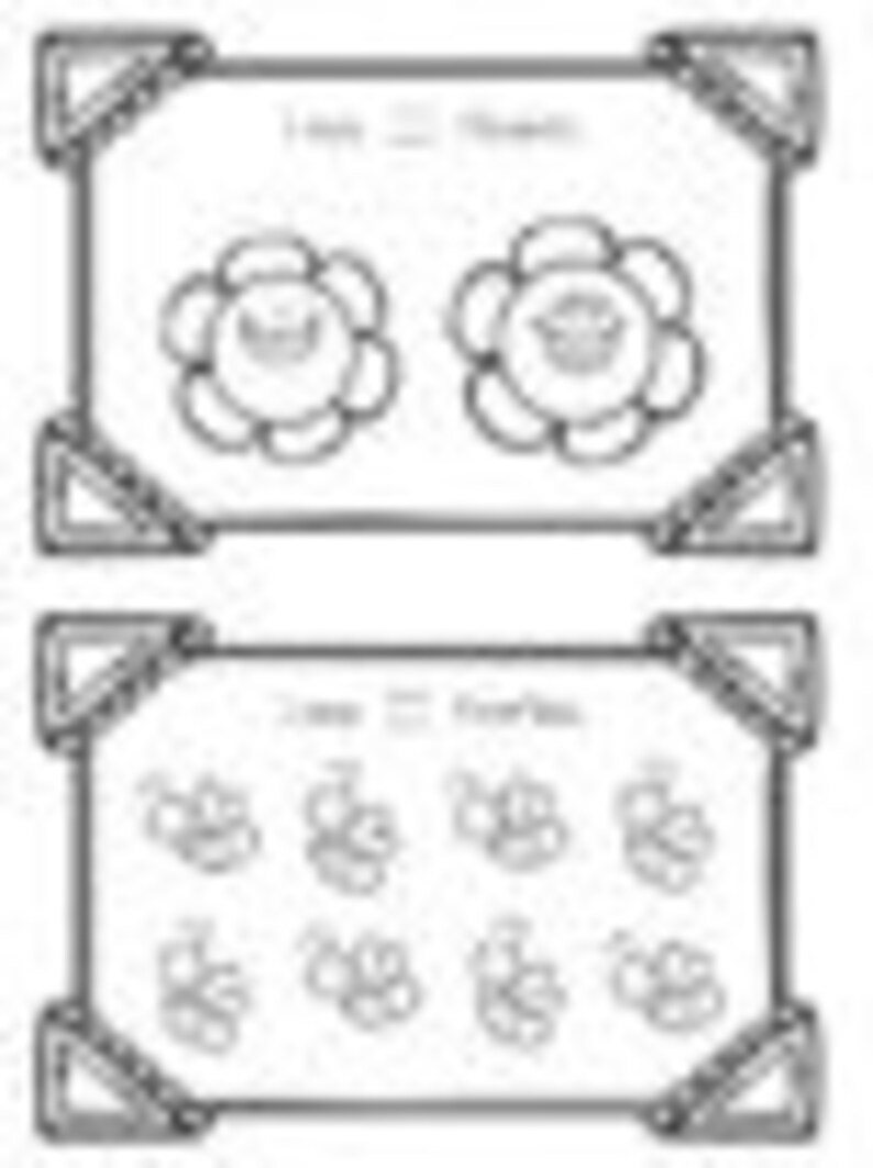 Math Emergent Reader Numbers 1-10 Workbook Pre K Printable Kindergarten ...