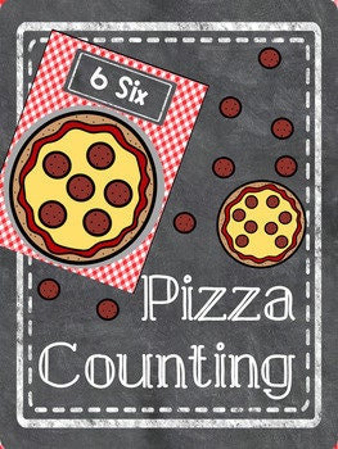 Pizza Counting Activity: Montessori Math for Toddlers, Kindergarten ...