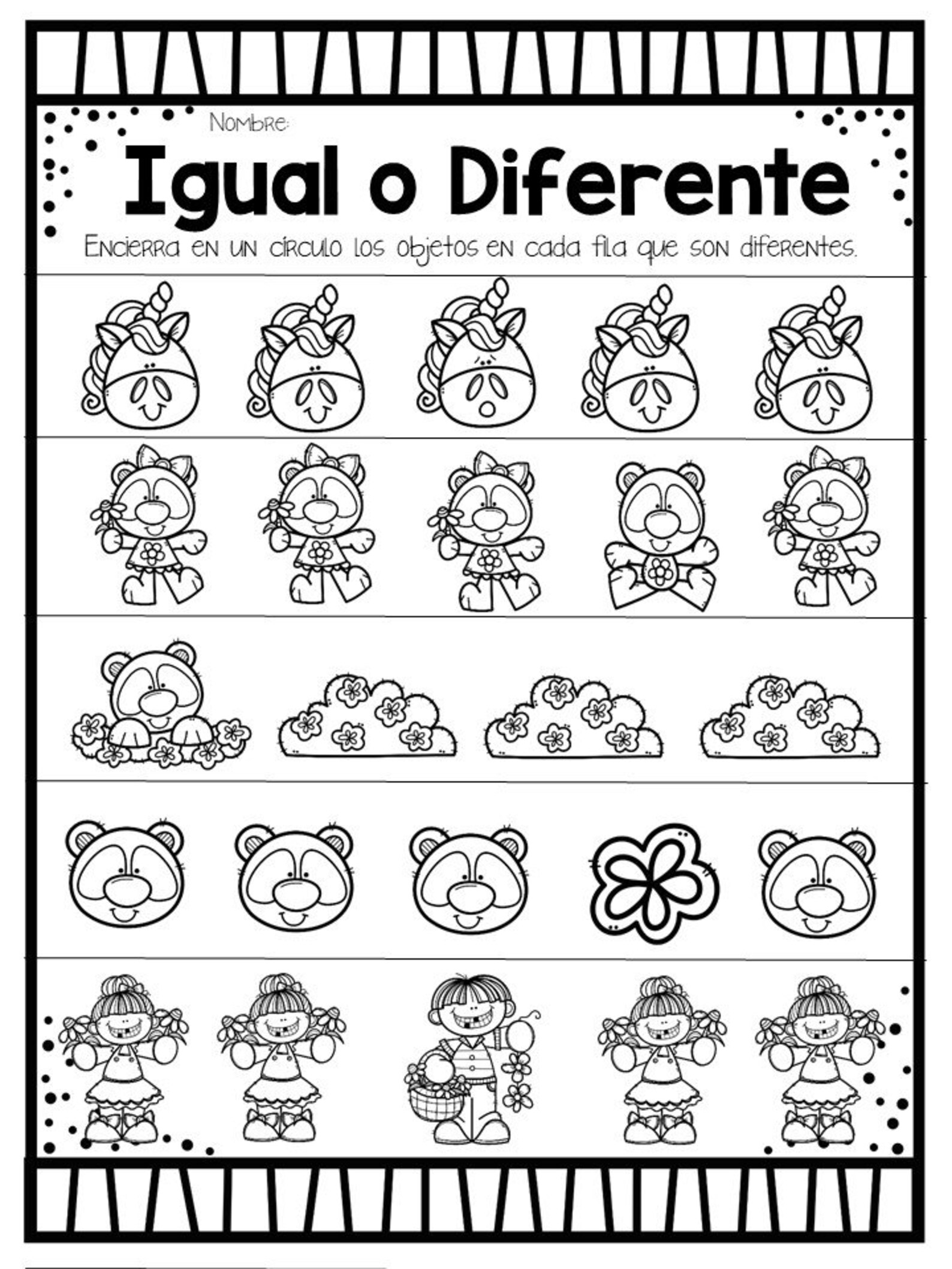 Bilingual Worksheet Spring Printable Pre K Activity Kindergarten Prep ...