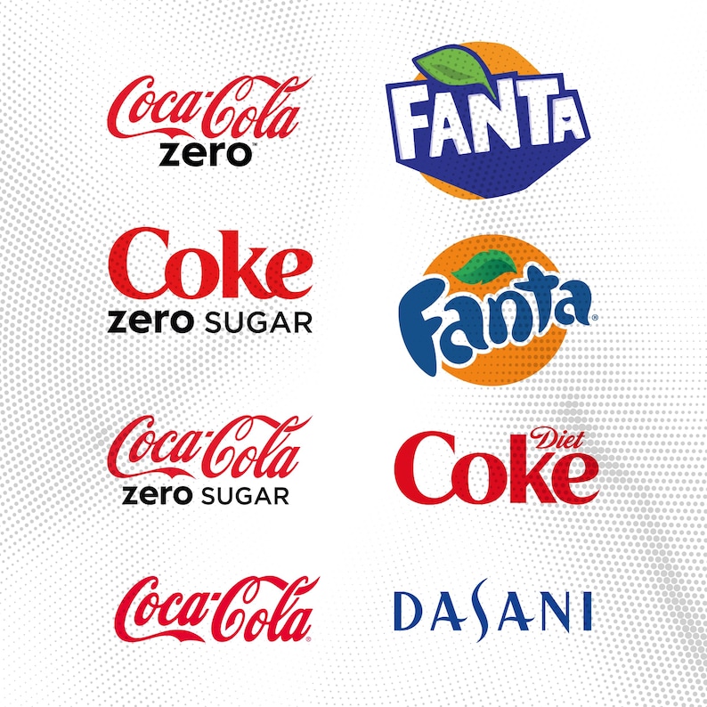The Coca-cola Company Brand Logos Coca-cola Sprite Fanta Minute Maid ...