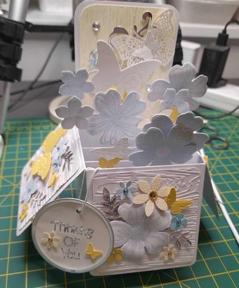 Box Card Made to Order 3D Pop up Box Card for Her Card for - Etsy