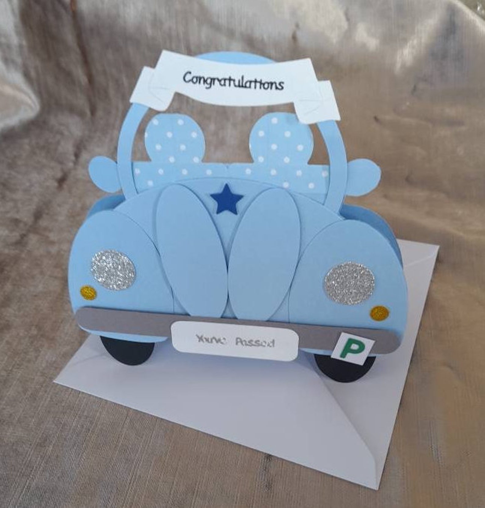 Passed Driving Test Card for Him for Her 3D Car Shaped - Etsy