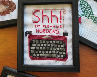 Commas Are Not Glitter PDF Cross Stitch Pattern Teacher Literature ...