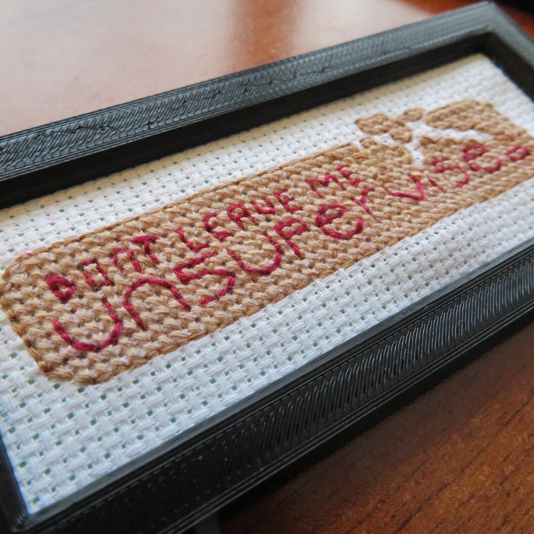 Don't Leave Me Unsupervised Cross Stitch Pattern - Etsy New Zealand