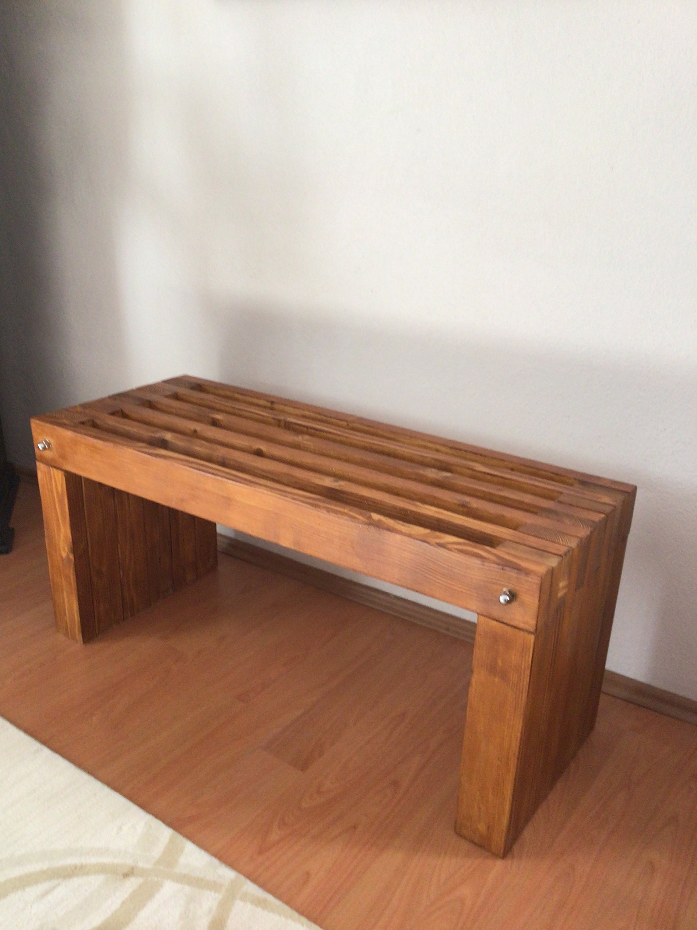 Custom Decorative Wood Bench Bench Rustic Bench Farmhouse | Etsy