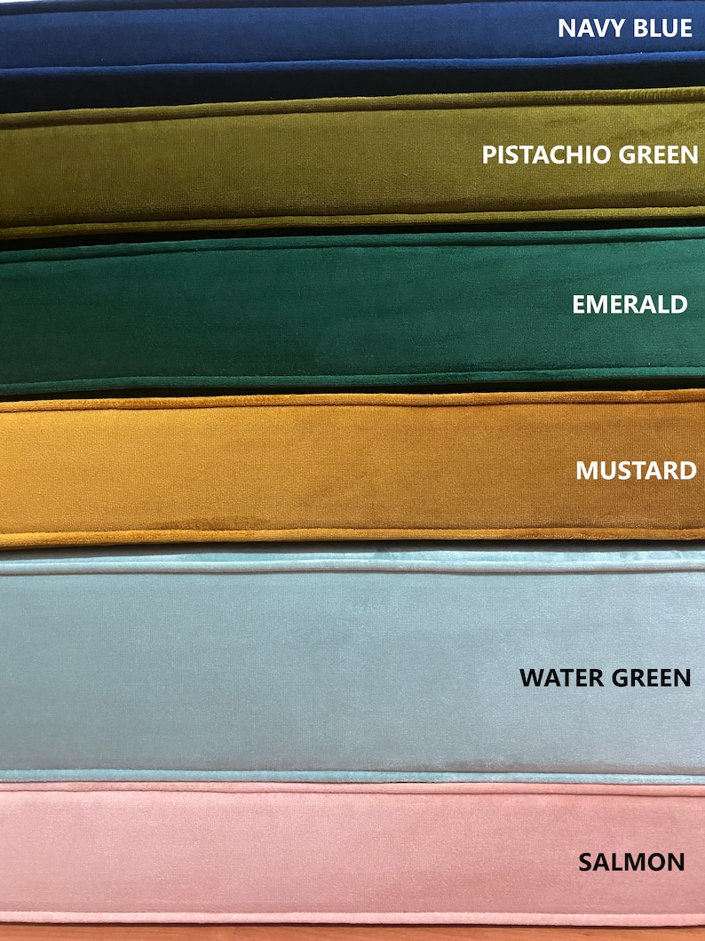 Washable Velvet Fabric Swatches | Soft, Bright Colors - Etsy