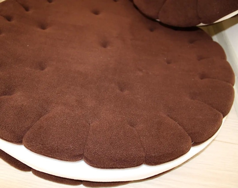 Oreo Cookie Pillow, Soft Fleece Biscuit Cushion, Kids Room Decor - Etsy