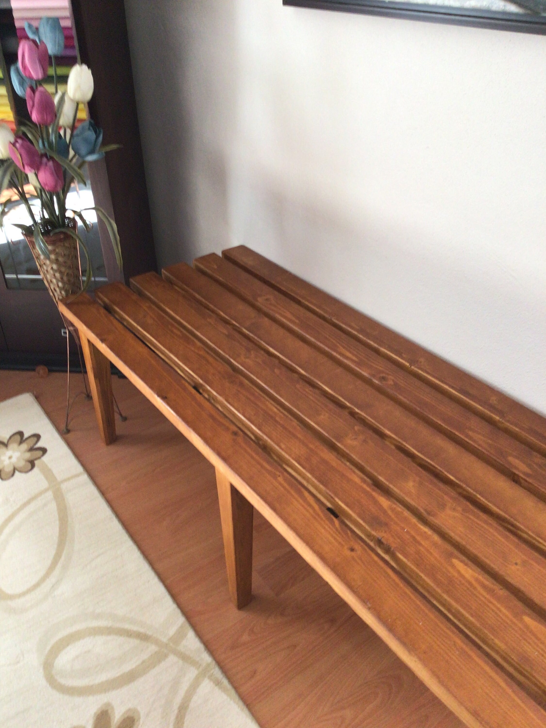 Custom Decorative Wood Bench Bench Rustic Bench Farmhouse | Etsy