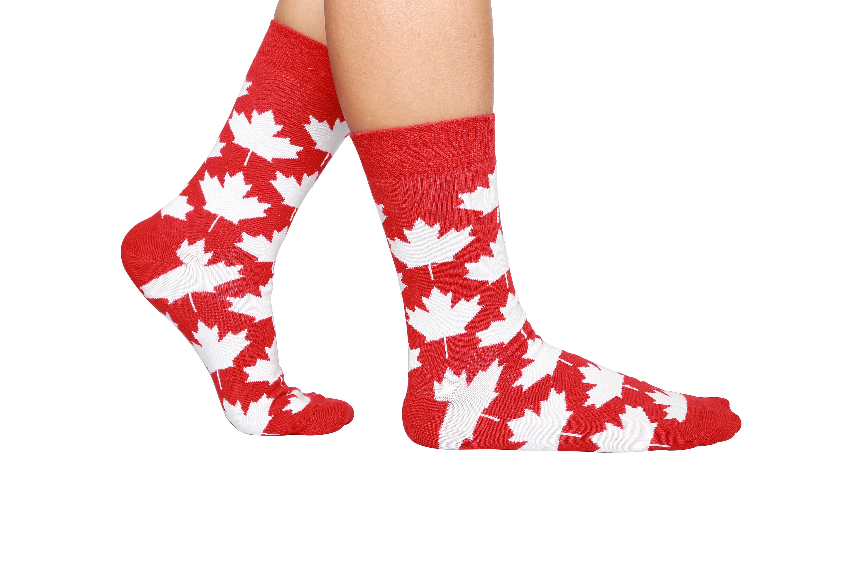 Canadian Maple Leaf Socks | Canada Socks | Leaf Socks | Funny Socks ...