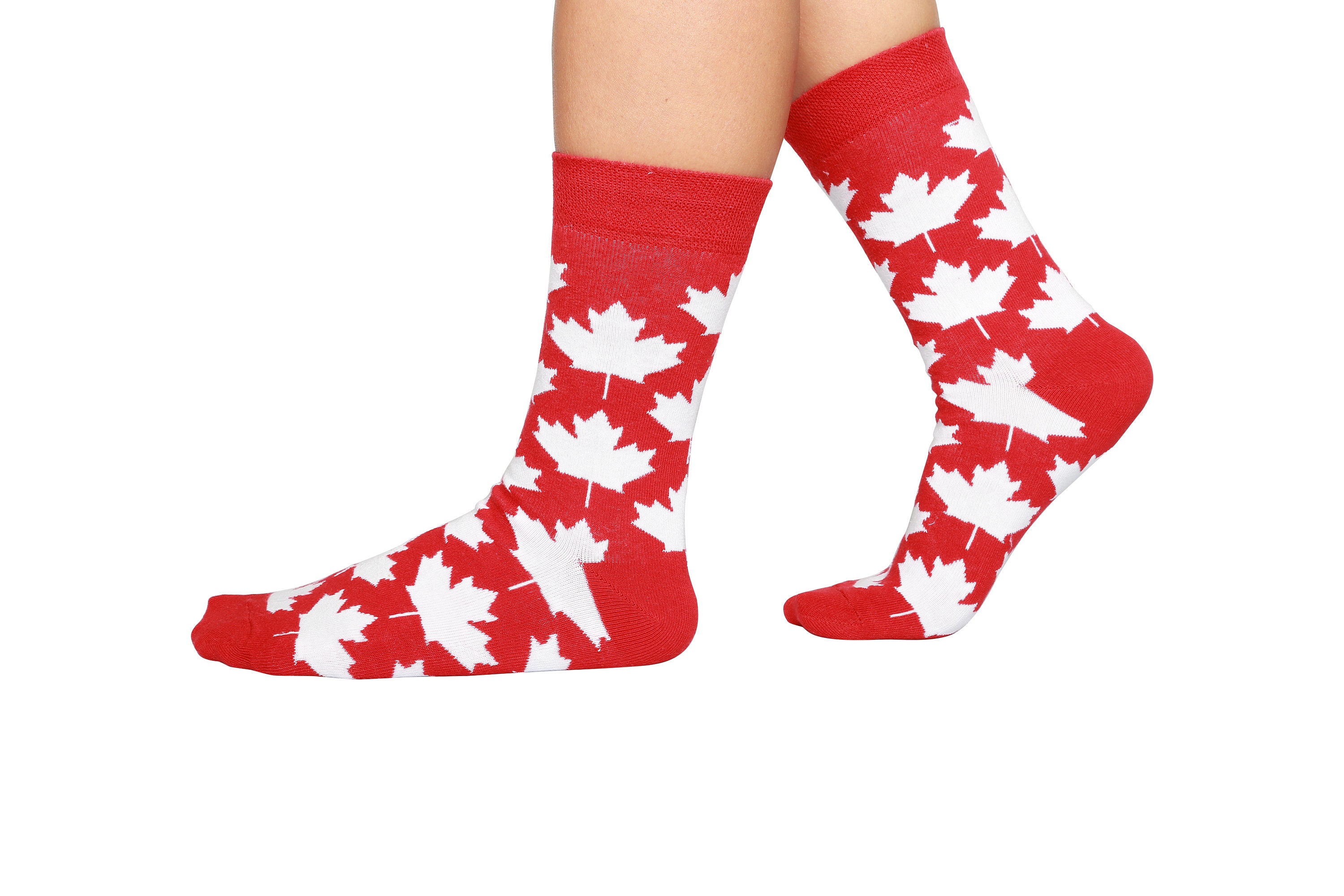 Canadian Maple Leaf Socks | Canada Socks | Leaf Socks | Funny Socks ...