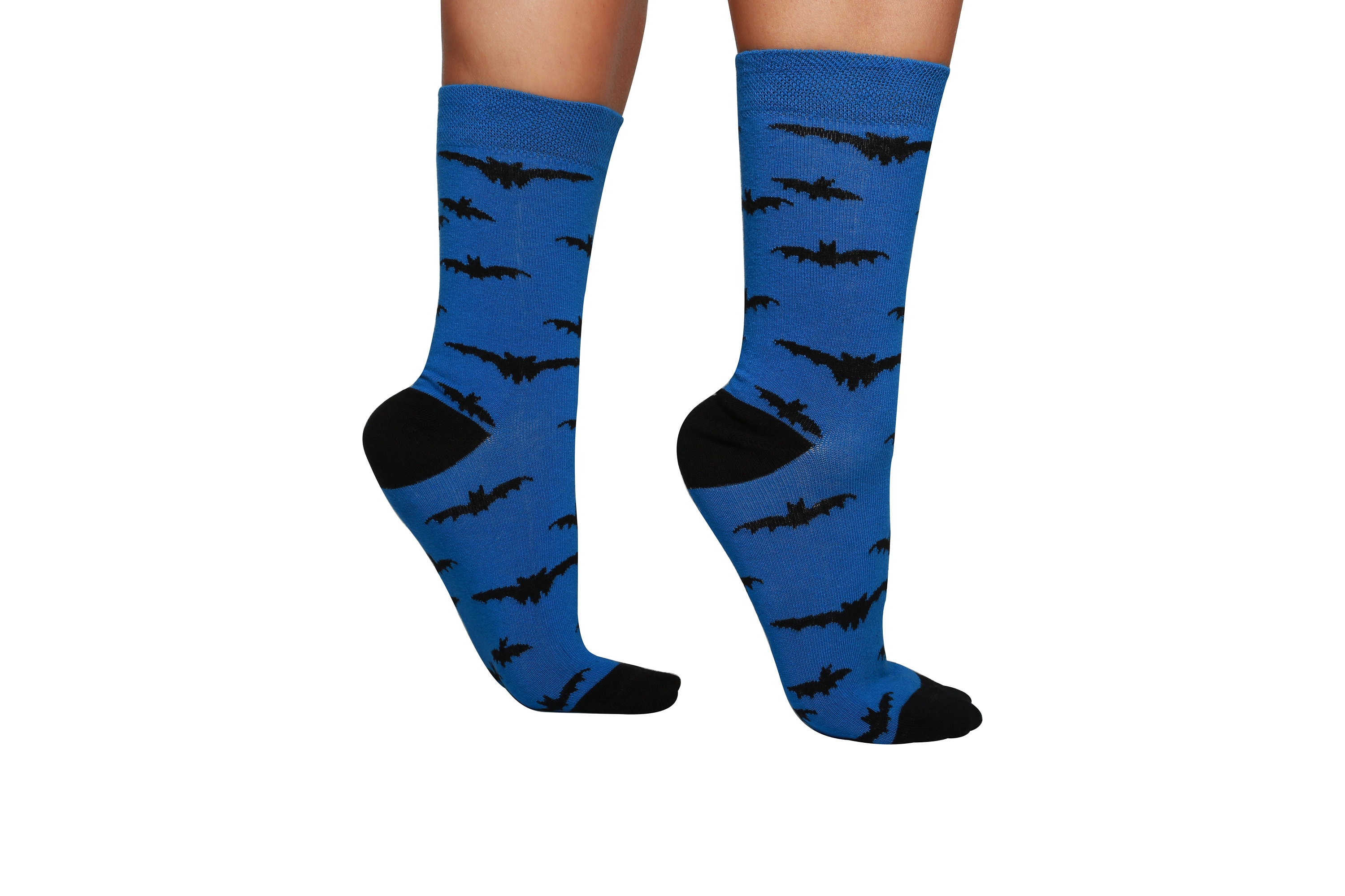 Blue Bat Socks Bat Gift Animal Socks Casual Funny Socks Crazy Socks ...