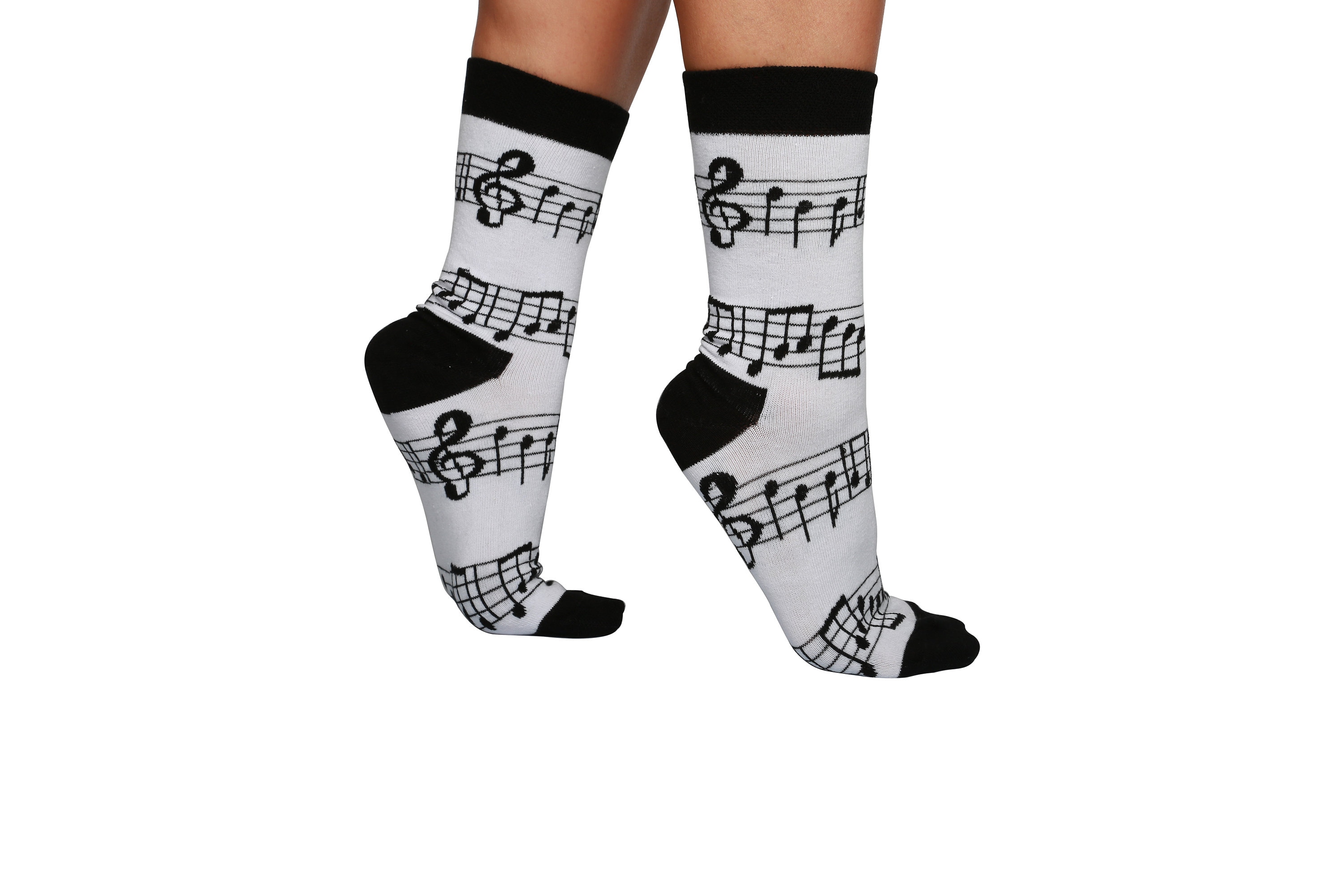 Music Treble Clef Socks | Music Lover | Unisex | Casual Socks | Crazy ...