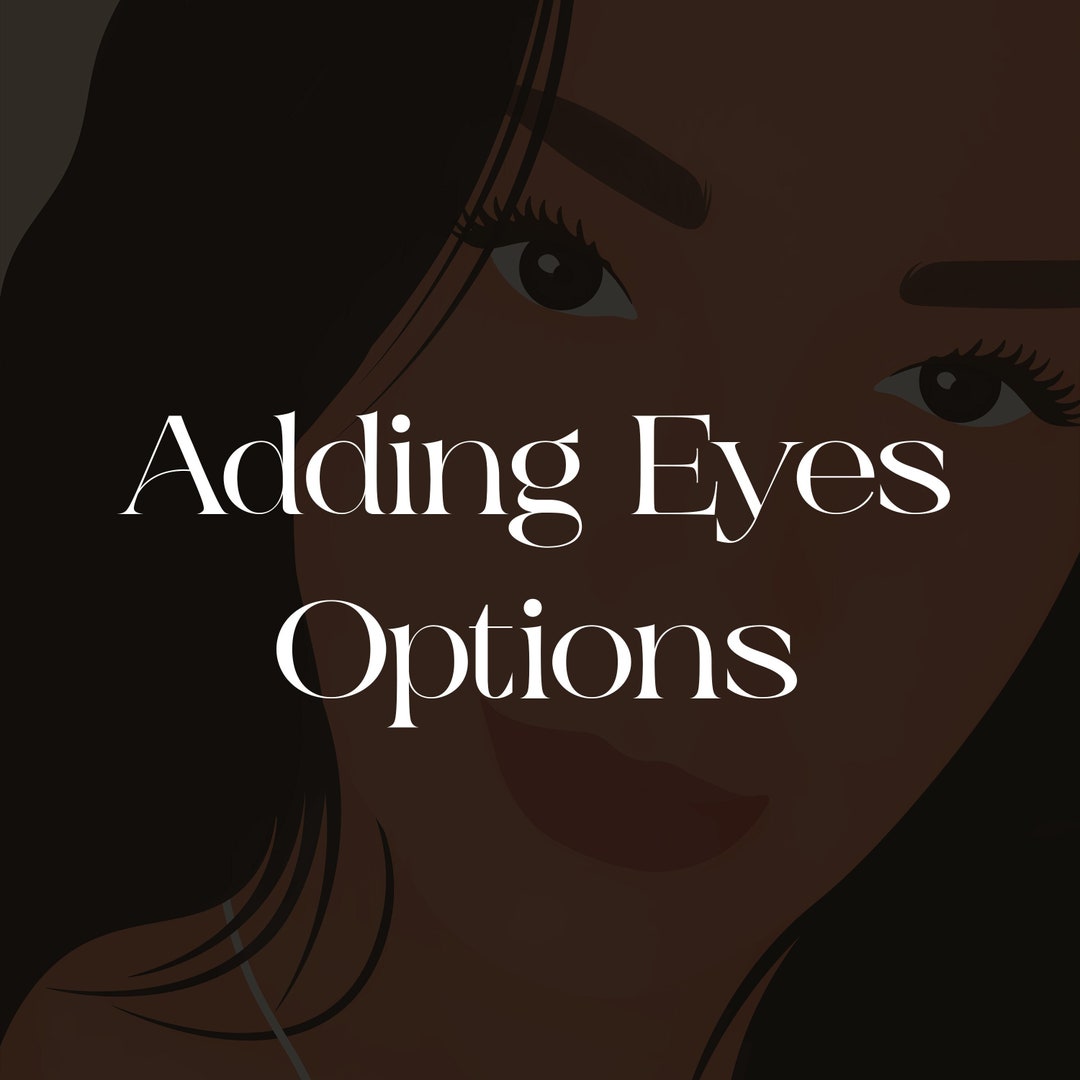 ADDING EYES OPTION - Etsy