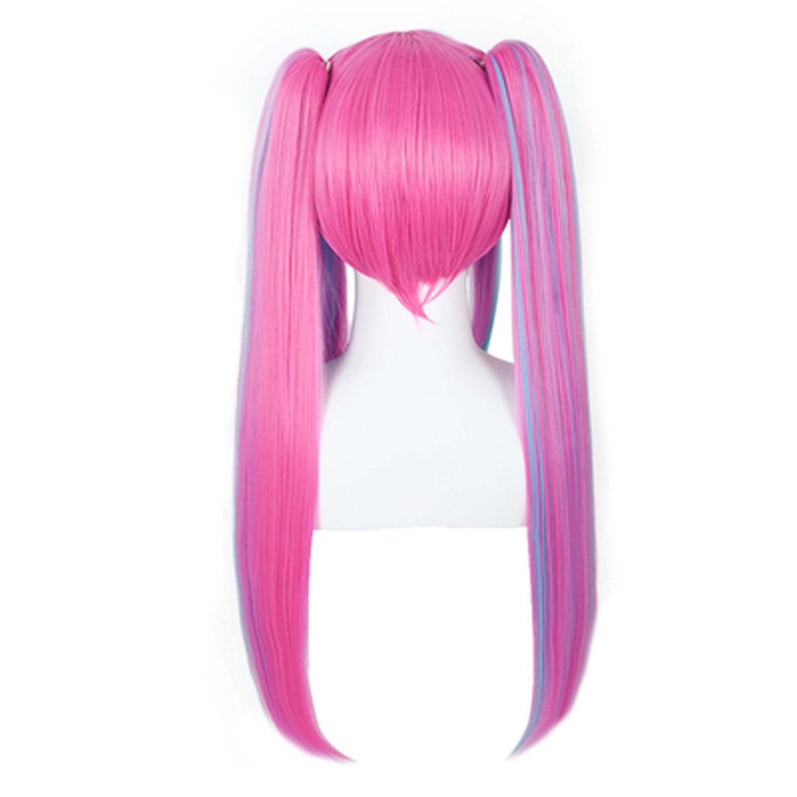 Black White Wigpink Blue Wigponytail Wigdaily Wiglolita - Etsy
