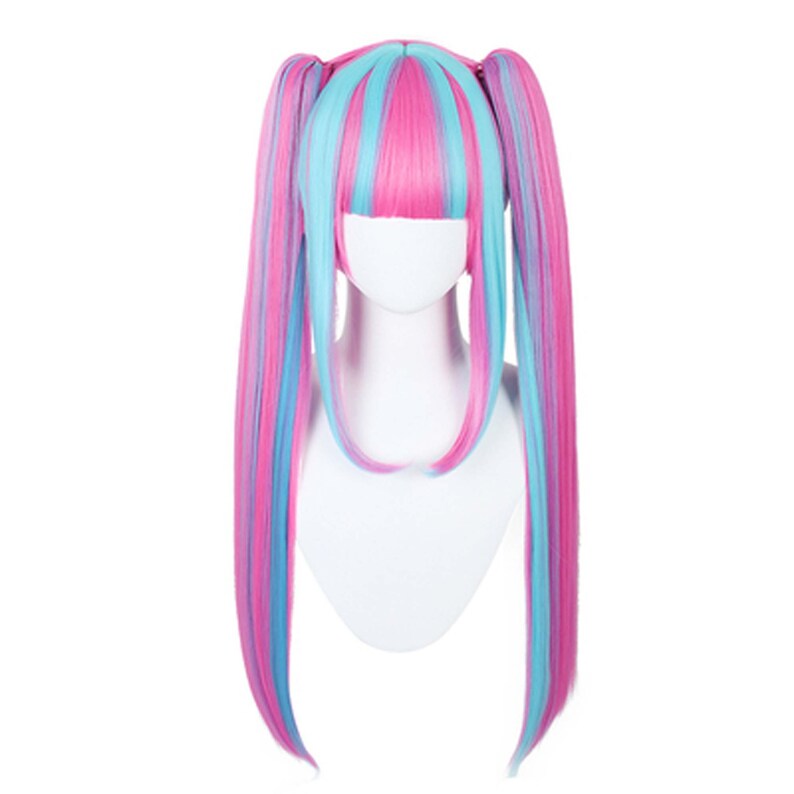 Black White Wigpink Blue Wigponytail Wigdaily Wiglolita - Etsy