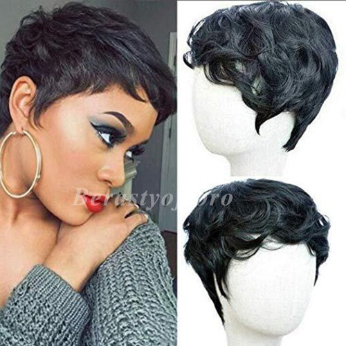 Black Wigs Short Wigs Curly Wigs Natural Wigs Daily Wigs - Etsy