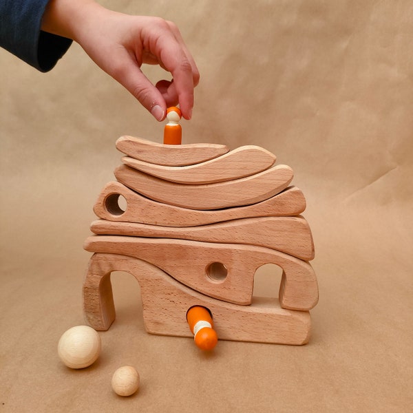 Wood Stacking Toy - Etsy