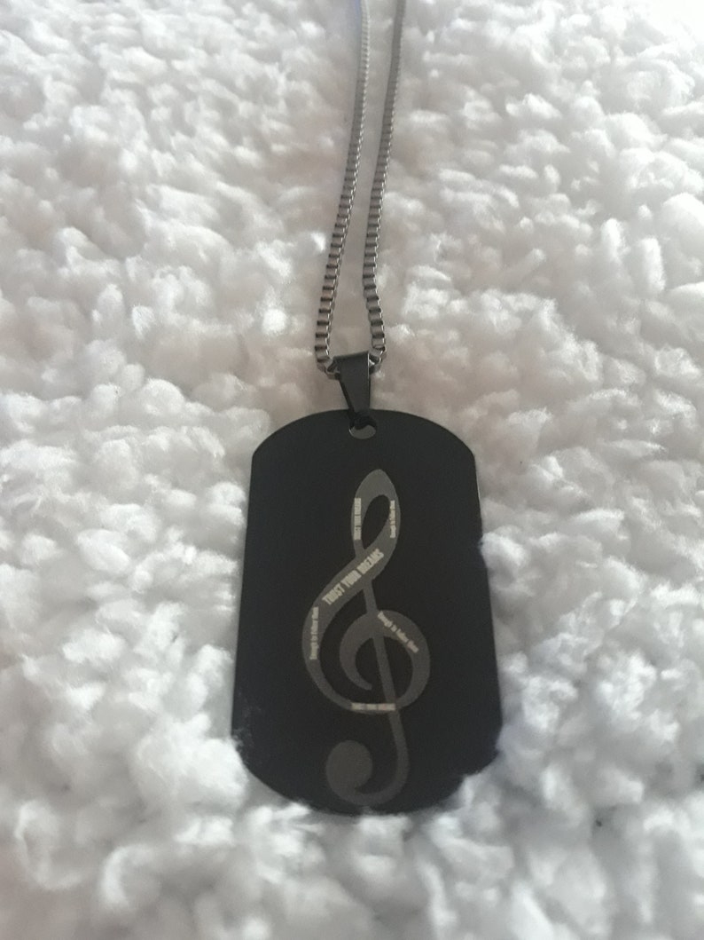 Music Note Gift for Her Music Note Necklace Music Note Gift | Etsy