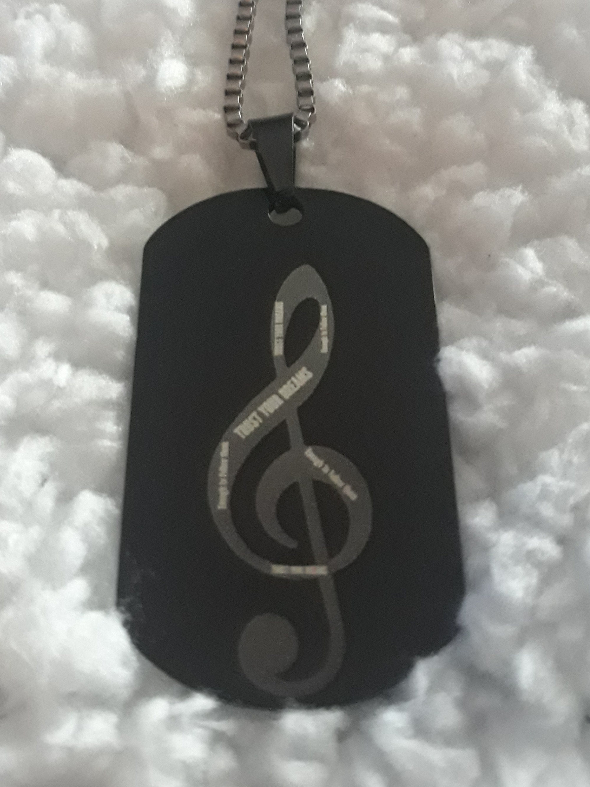 Music Note Gift for Her, Music Note Necklace, Music Note Gift for Him ...