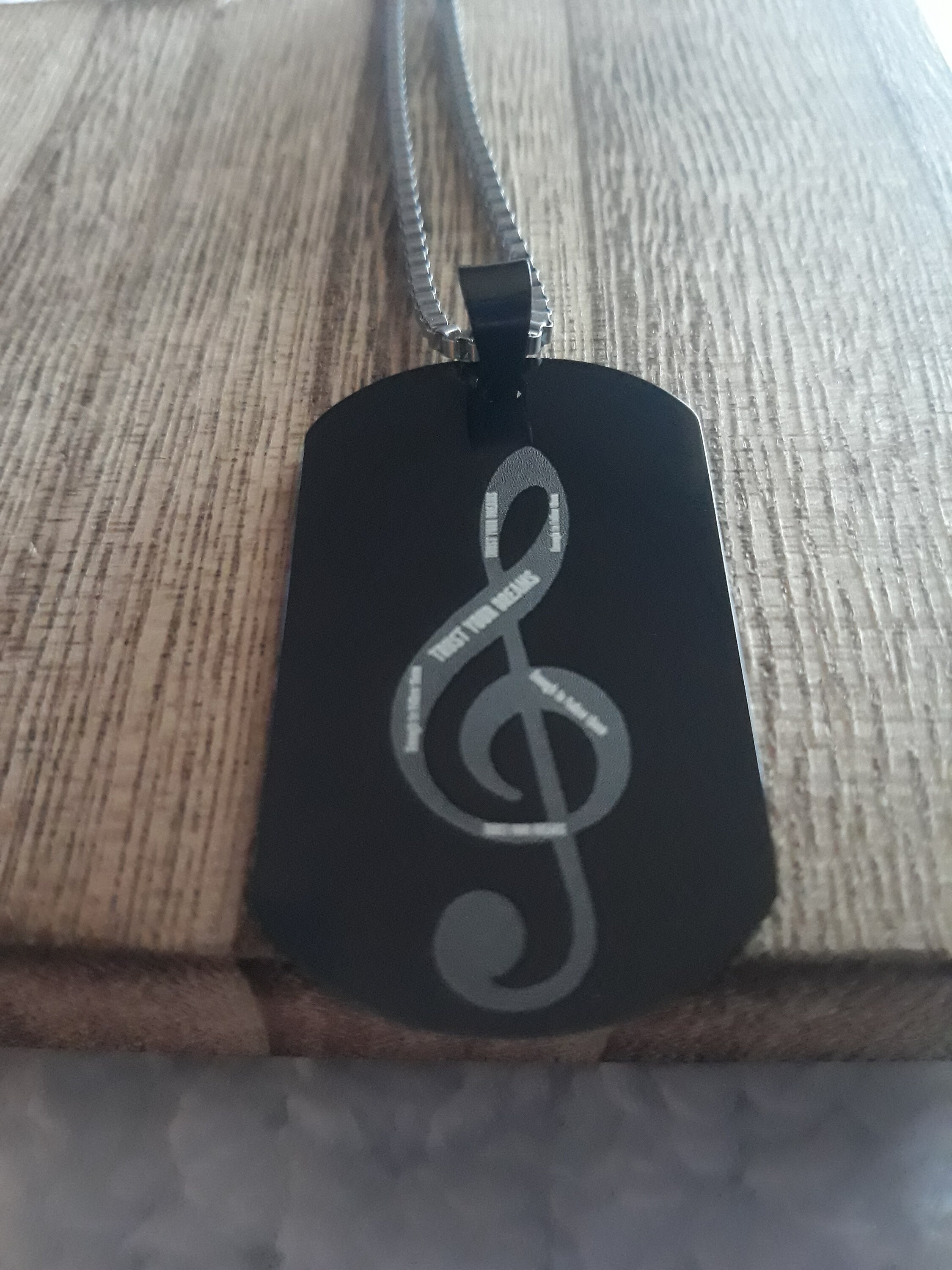 Music Note Gift for Her, Music Note Necklace, Music Note Gift for Him ...