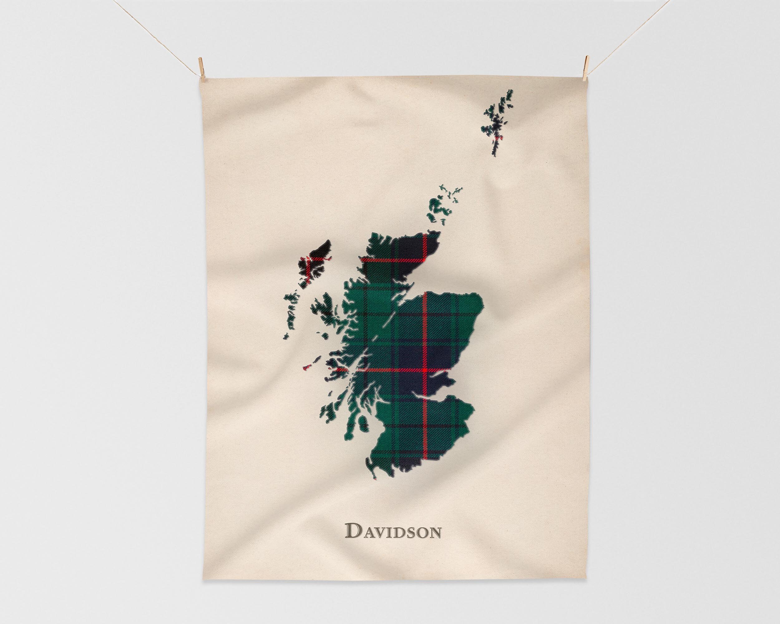 Clan Davidson Clan Scottish Tartan Map | Davidson Clan of Scotland ...