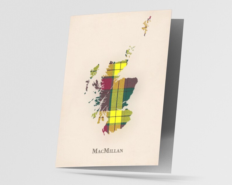 Clan Macmillan Old Scottish Tartan Map | Macmillan Old of Scotland ...