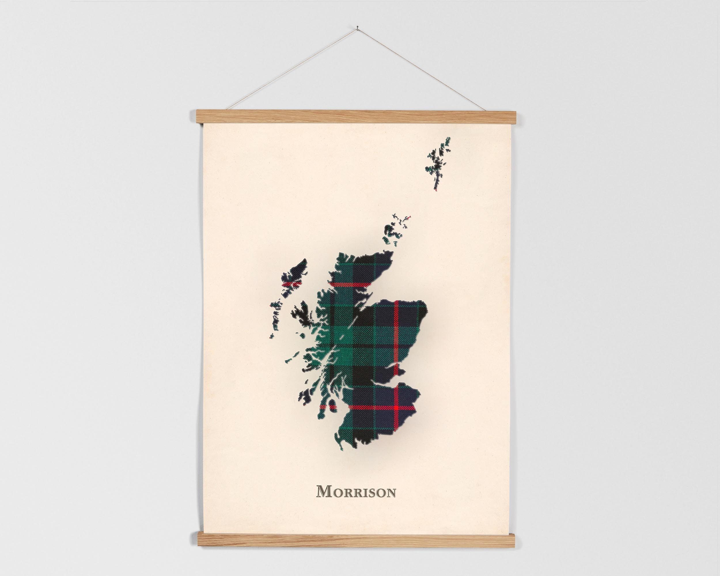 Clan Morrison Green Scottish Tartan Map | Morrison Green of Scotland ...