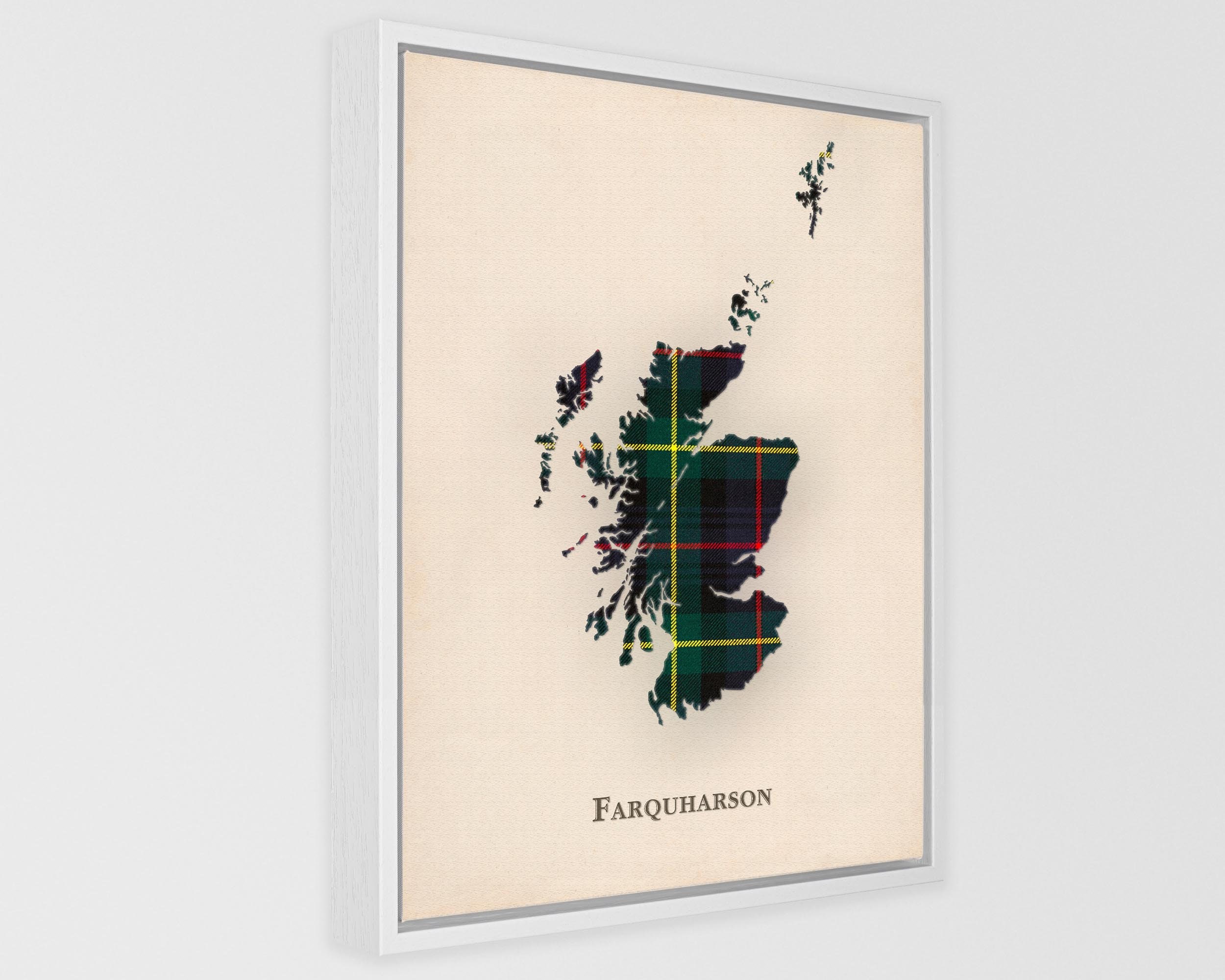 Clan Farquharson Scottish Tartan Map | Farquharson of Scotland Family ...