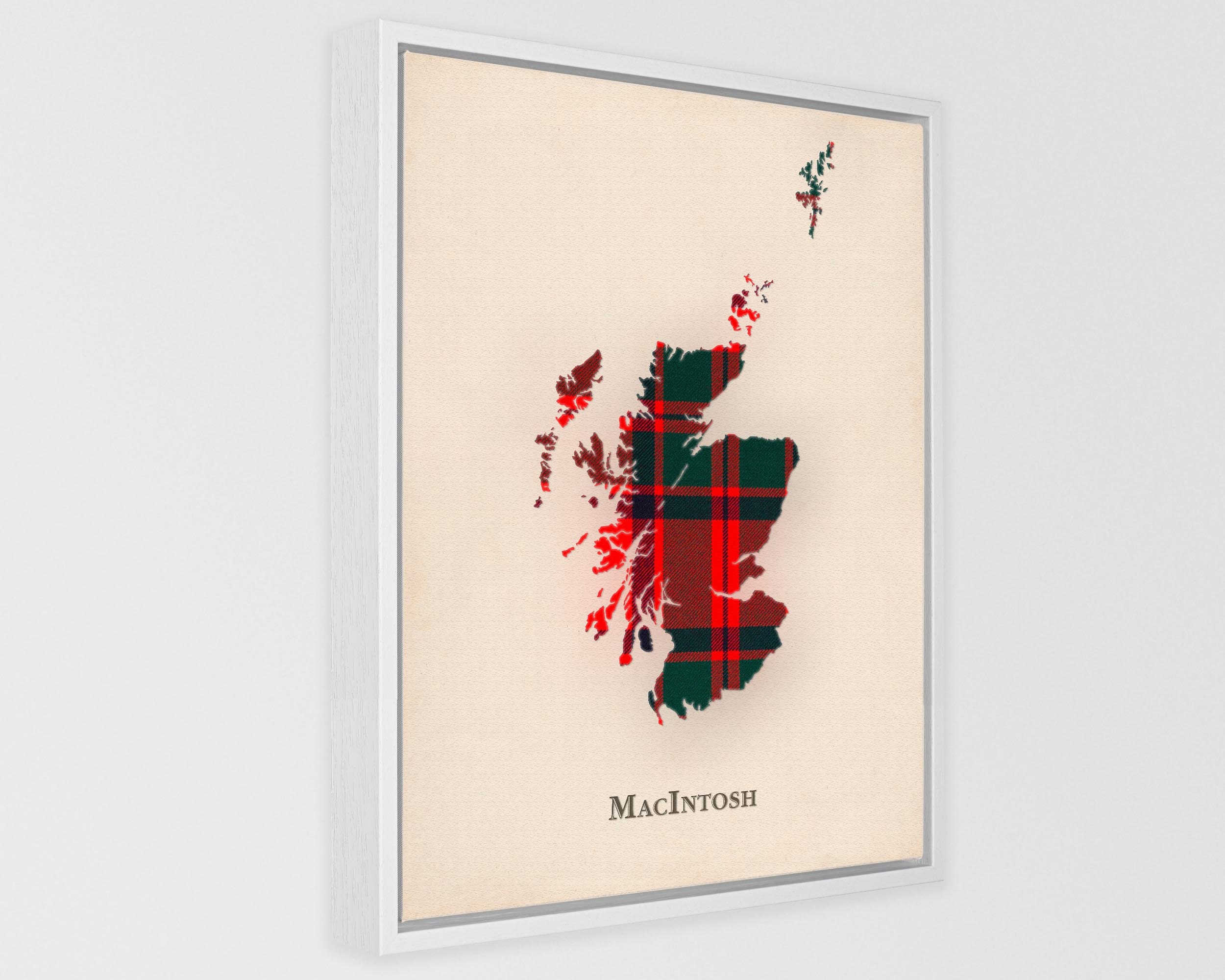 Clan Macintosh Clan Scottish Tartan Map | Macintosh Clan of Scotland ...