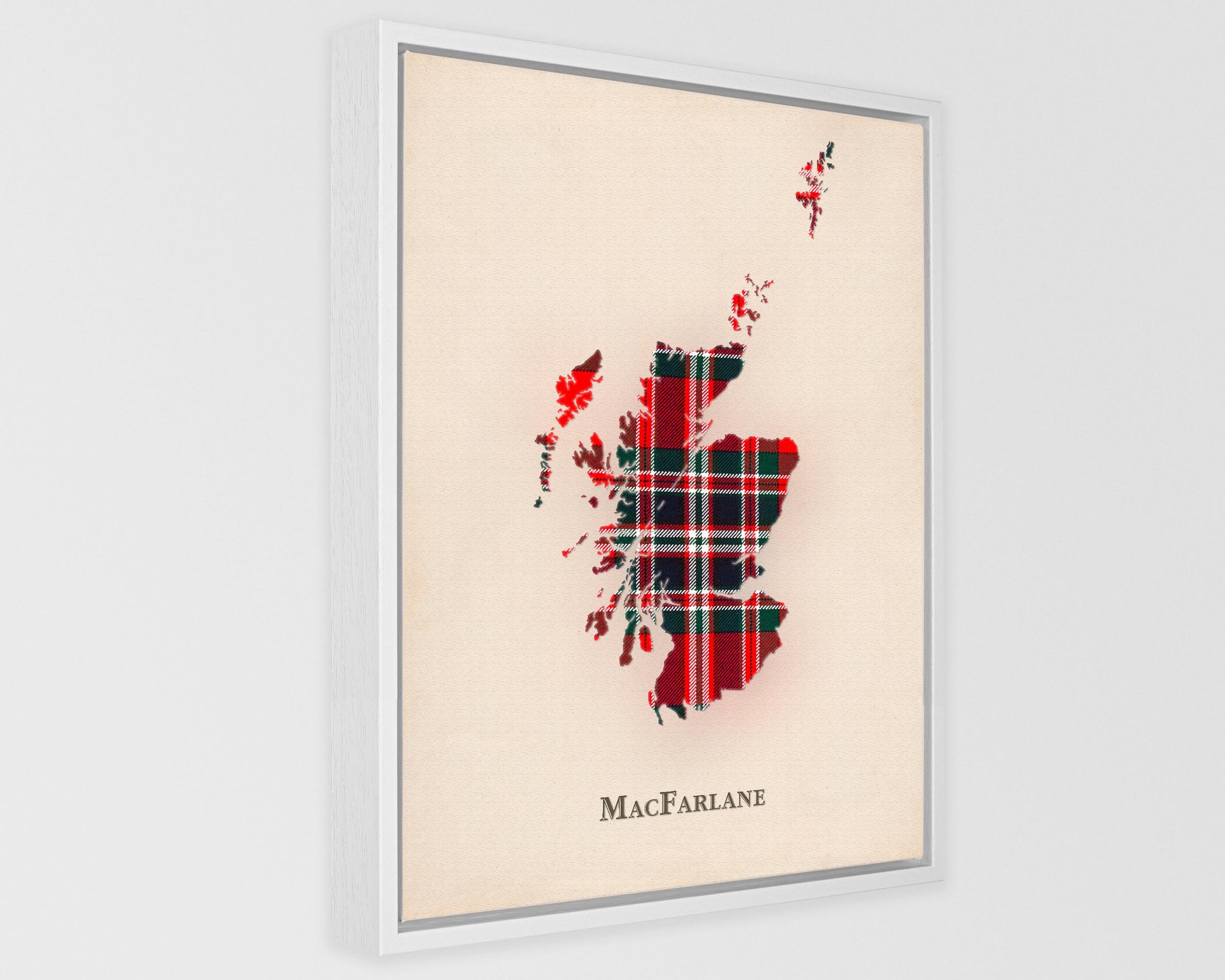 Clan Macfarlane Clan Scottish Tartan Map | Macfarlane Clan of Scotland ...