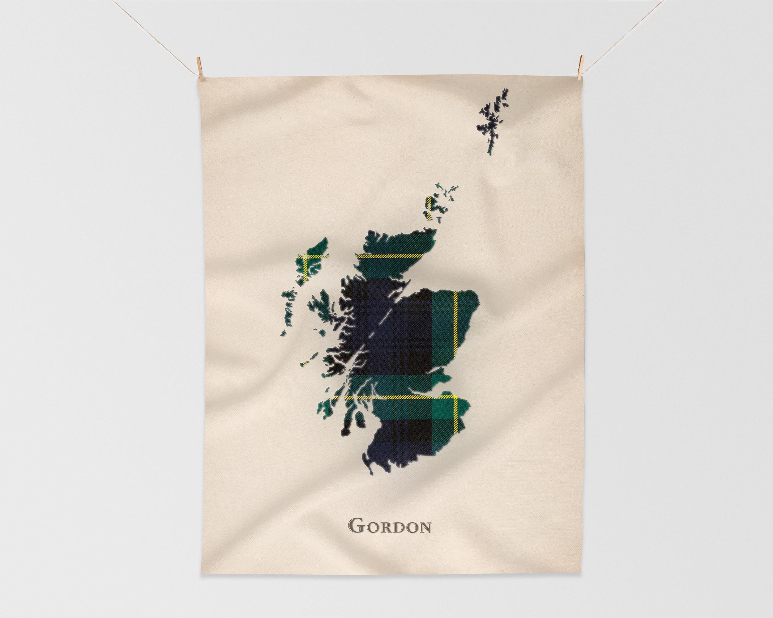 Clan Gordon Clan Scottish Tartan Map | Gordon Clan of Scotland Family ...