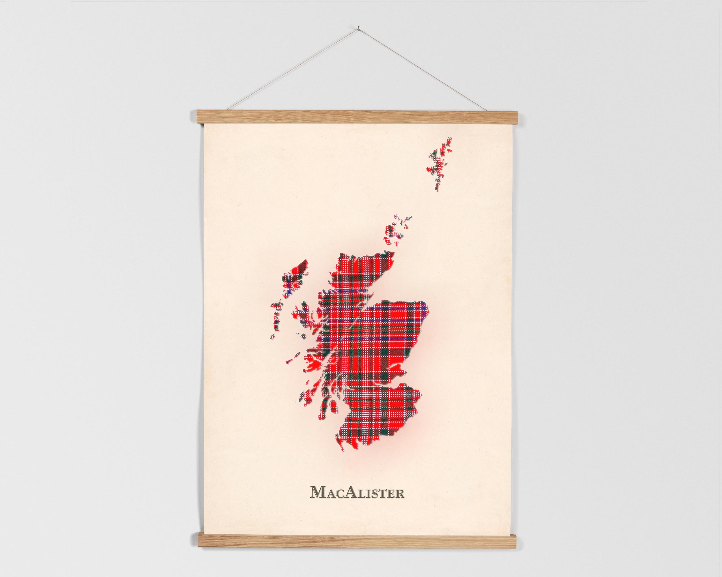 Clan Macalister Scottish Tartan Map | Macalister of Scotland Family ...