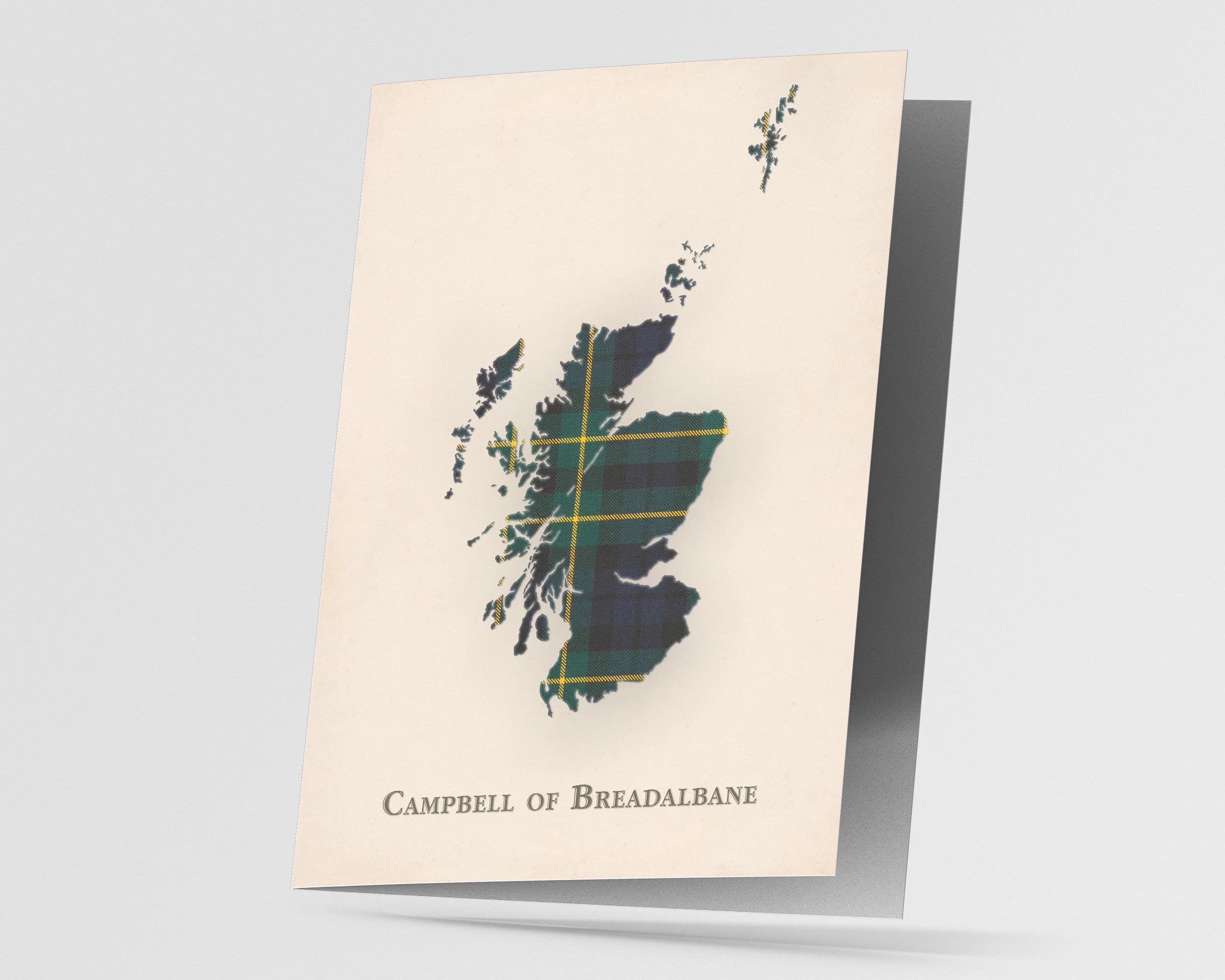 Clan Campbell of Breadalbane Scottish Tartan Map | Campbell of ...