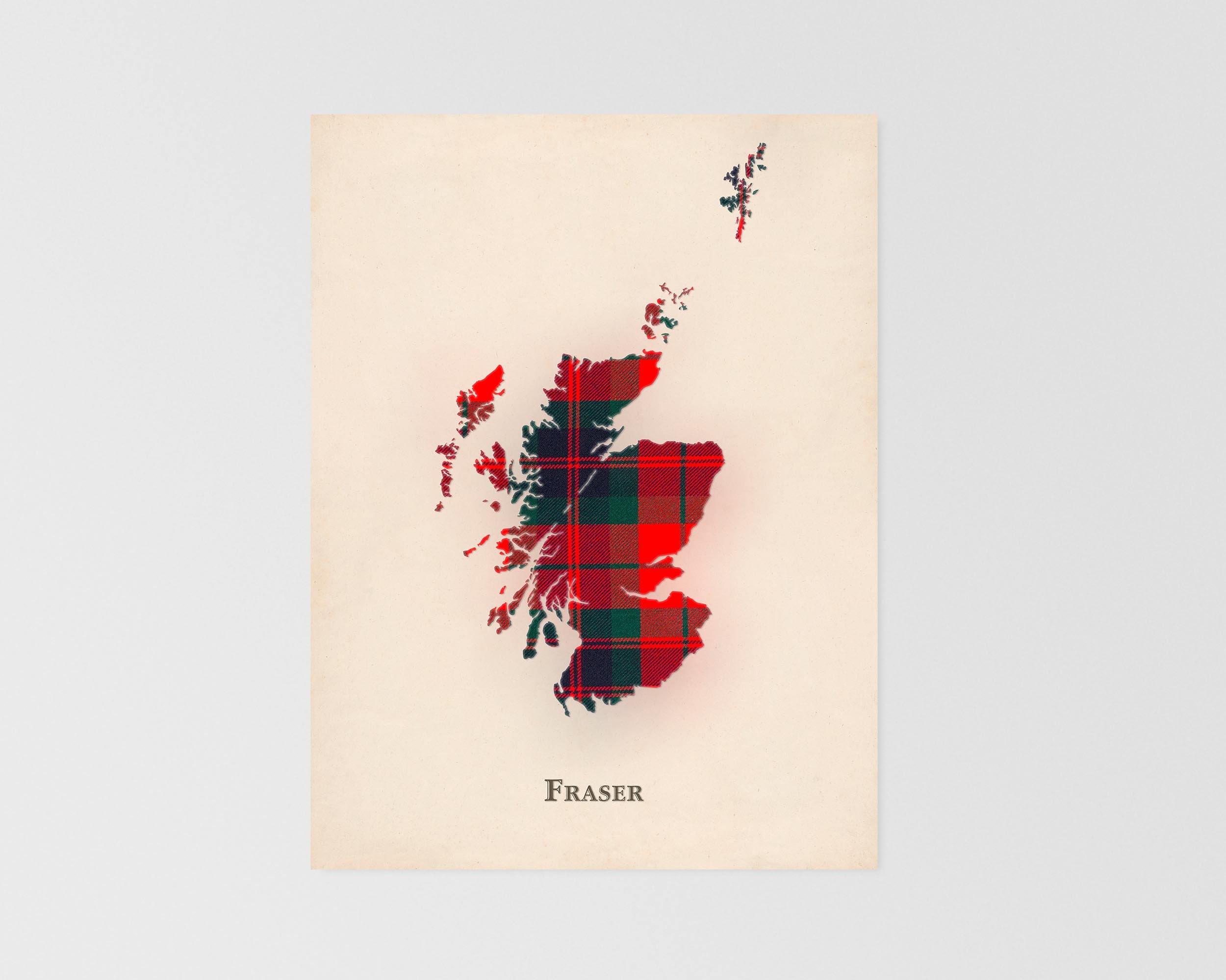 Clan Fraser Clan Scottish Tartan Map | Fraser Clan of Scotland Family ...