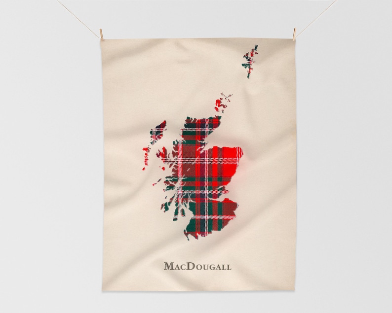 Clan Macdougall Scottish Tartan Map | Macdougall of Scotland Family ...