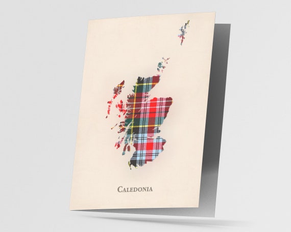 Scottish Clan Names Caledonia Scotland Map