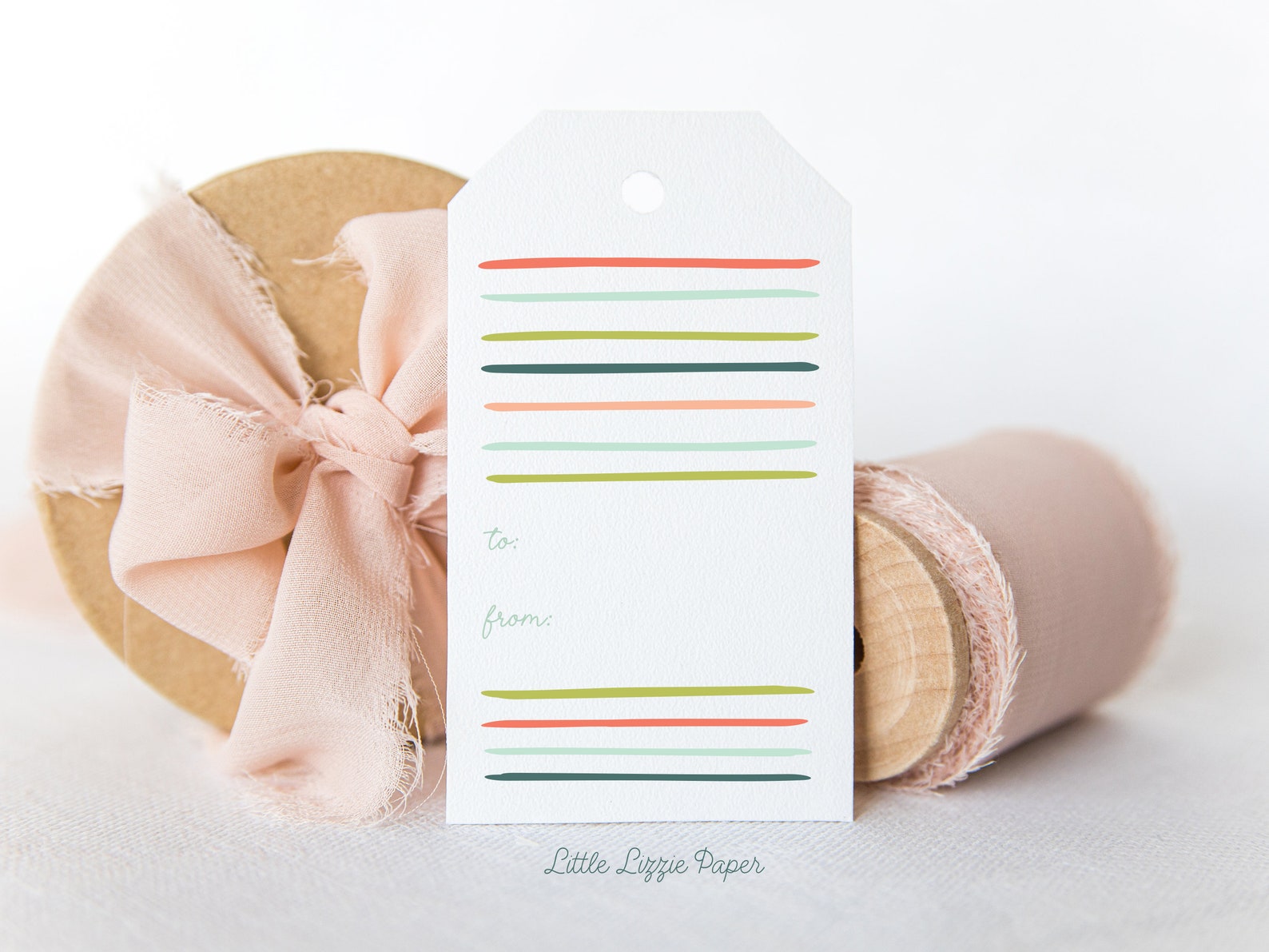 Festive Lines Gift Tags – Set of 8 Gift Tags – 2 X 3.5 Gift Tags ...
