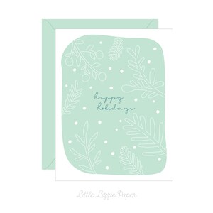 Happy Holidays Card – Christmas Card – Holiday Card – Folded A2 ...