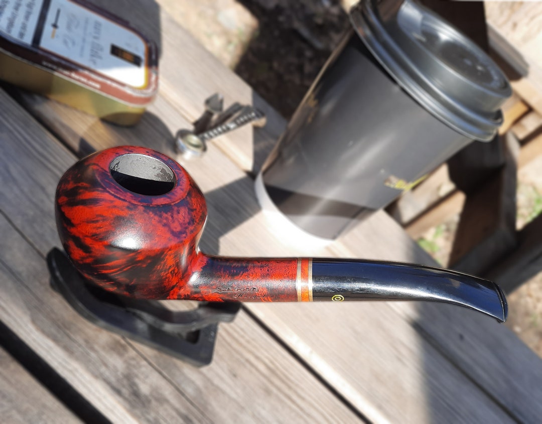 Engraved Briar Tobacco Pipe / Personalized Handmade Smoker Gift - Etsy
