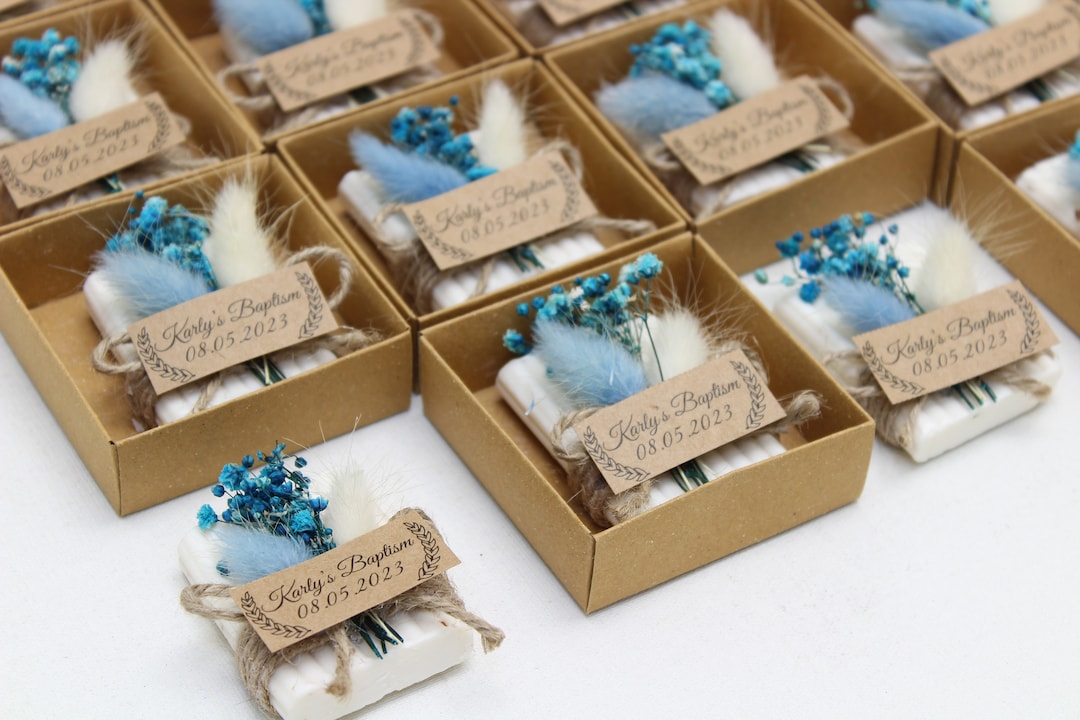 50 Pcs Baptism Scented Soap Favors, First Communion Soap Favors, Baby ...