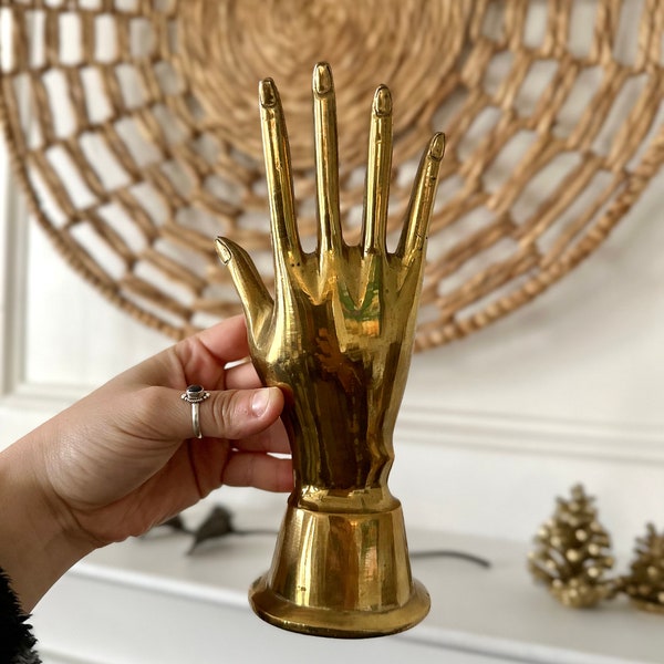 Brass Hand - Etsy