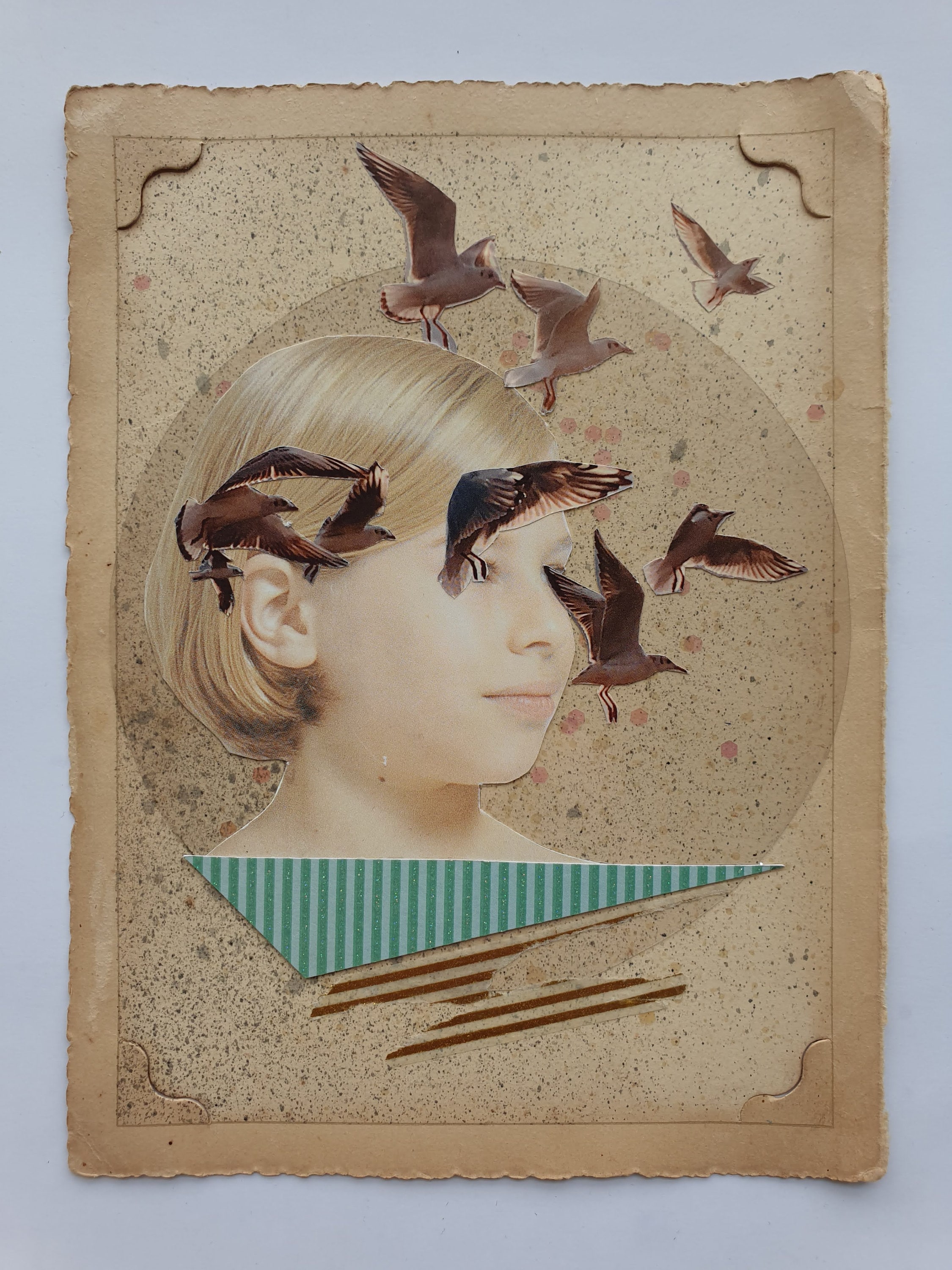 Letting Go Ready to Hang Handmade Collage Artwork - Etsy