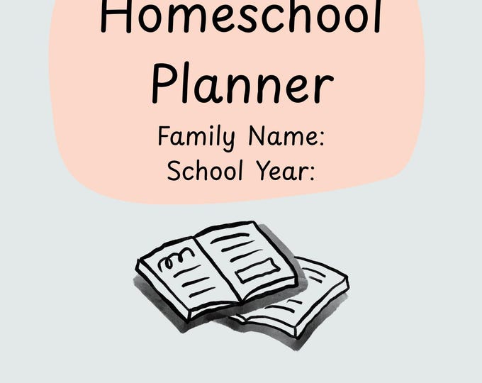 Printable Homeschool Planner PDF | Daily Weekly Monthly Organizer for ...